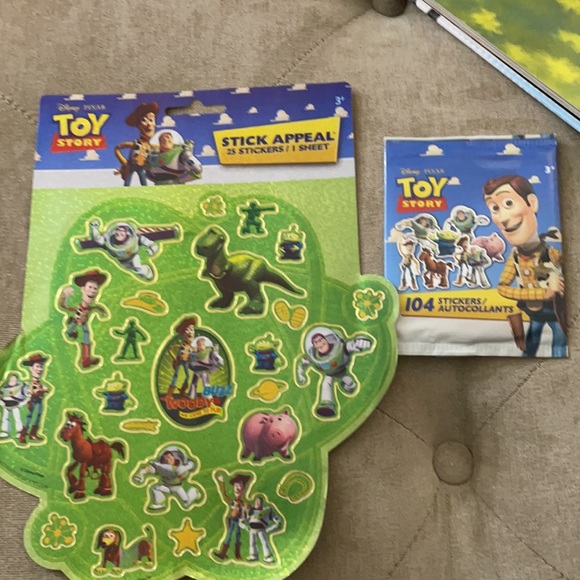 Disney | Toys | Disney Pixar Toy Story Vinyl Sticker Storybook | Poshmark